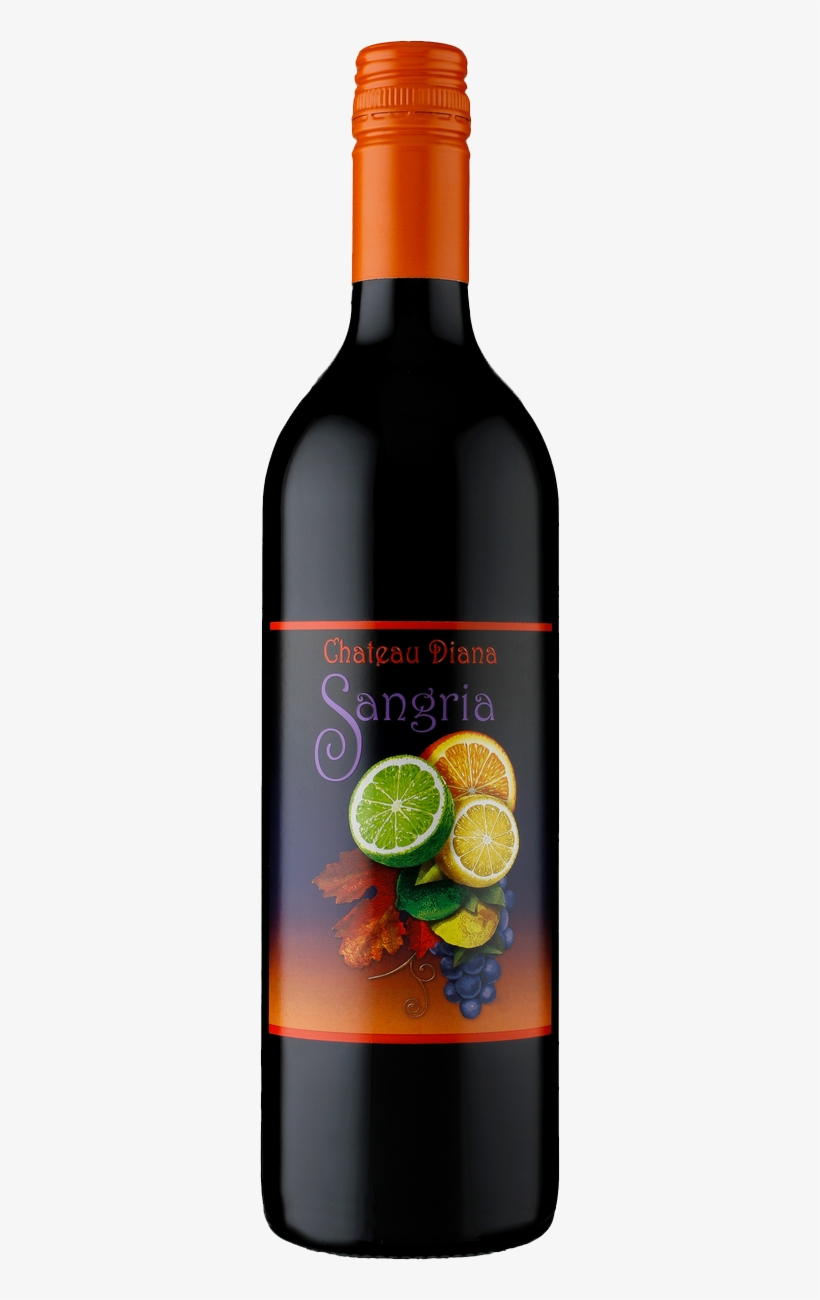 Sangria Front Label Download - Chateau Diana PNG Image | Transparent ...