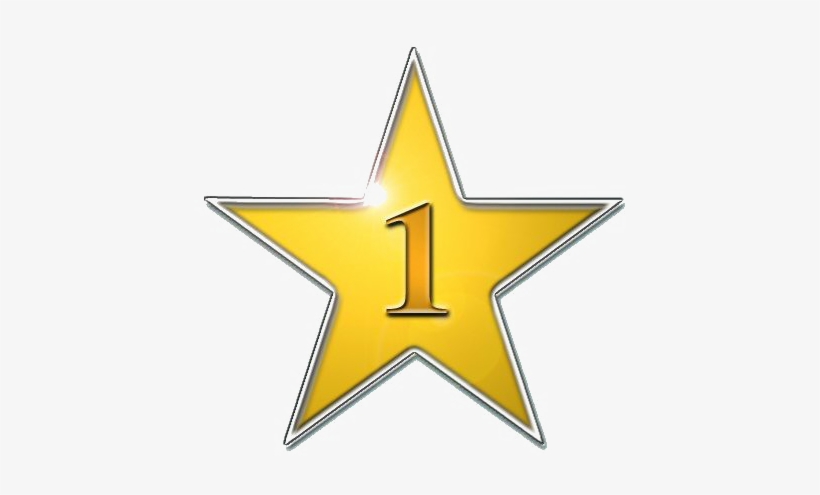 1 Number Transparent Background Png - Stars Don T Look Like This They ...