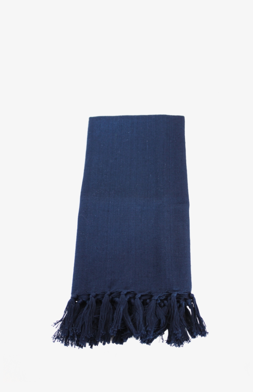 Solid Indigo With Fringe - Scarf PNG Image | Transparent PNG Free ...