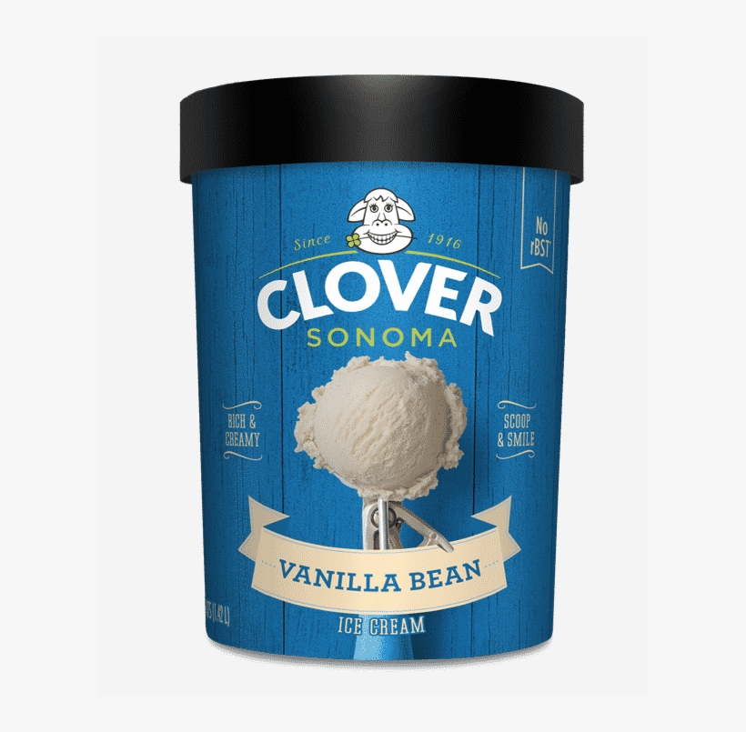 Vanilla Bean - Clover Stornetta Farms Natural Ice Cream, Vanilla Bean ...
