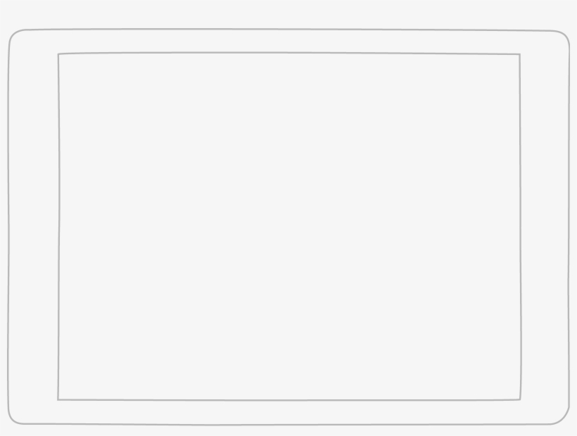 Open Full Resolution Png - White Ipad Frame Png PNG Image | Transparent ...