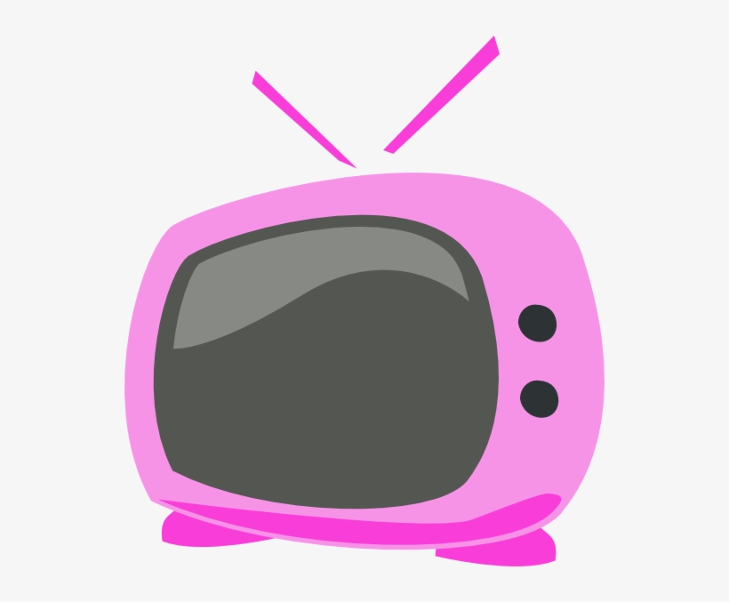 Download Pink Cartoon Tv Svg Clip Arts 540 X 597 Px | Transparent PNG ...