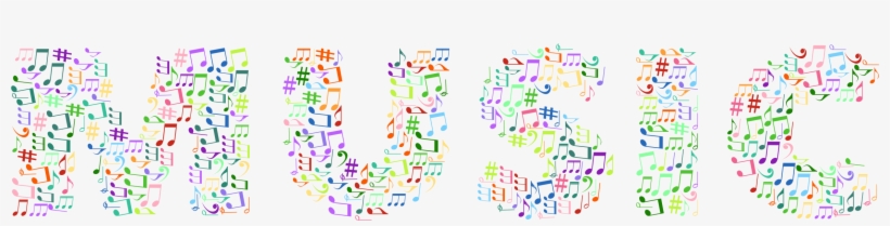 This Free Icons Png Design Of Music Typography No Background PNG Image ...