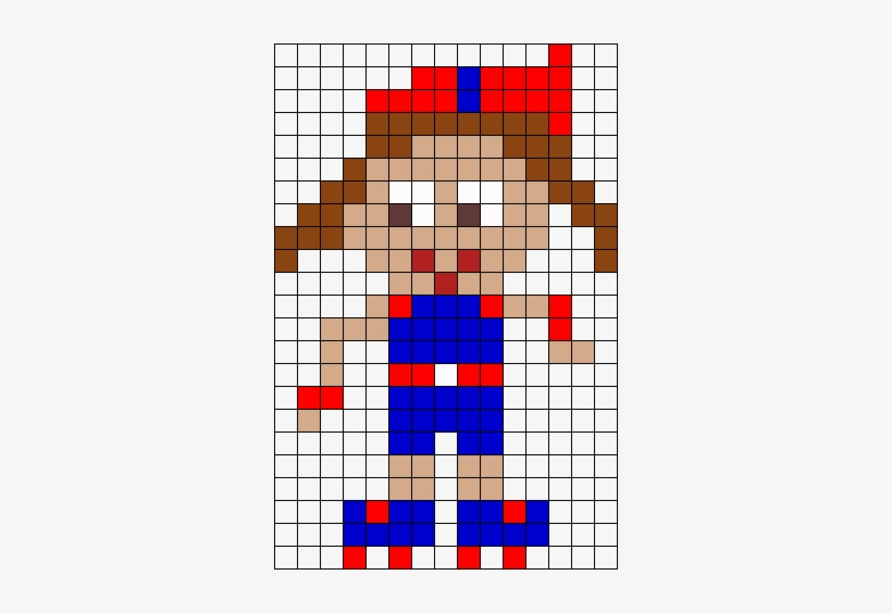 Superwhy Red Perler Bead Pattern / Bead Sprite - Bead PNG Image ...