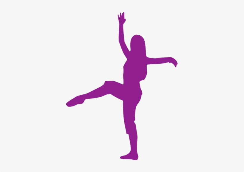 Violet Ballerina Silhouette Public Domain Vectors - Dance Silhouette ...