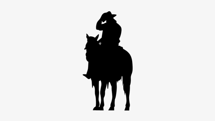 Clipart Cowboy Silhouette