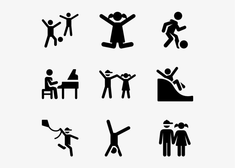 Kids Pictograms - Kids Playing Icon PNG Image | Transparent PNG Free ...