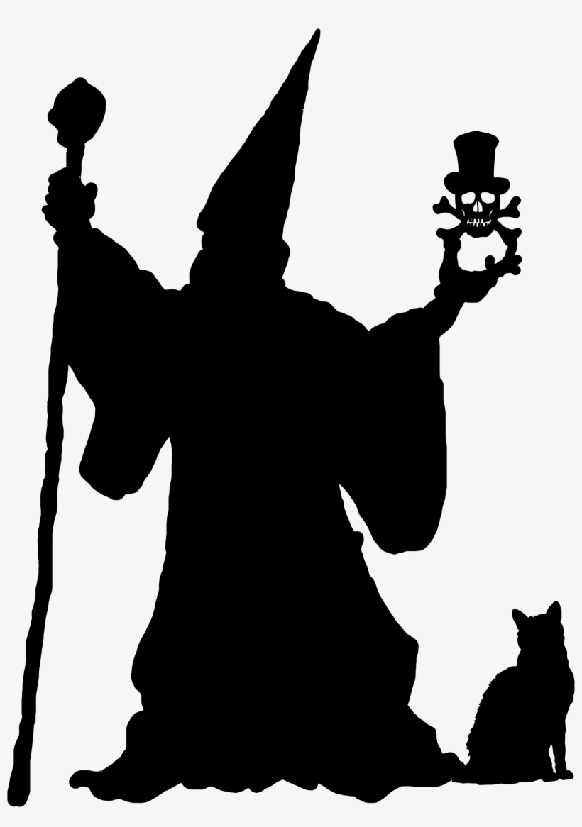 Black And White Wizard PNG Image | Transparent PNG Free Download on SeekPNG