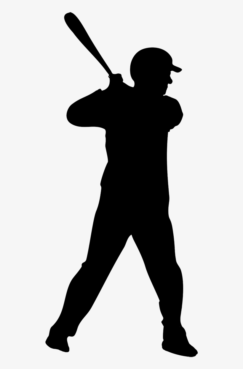 Baseball Clipart Graphic Black And White Library - Baseball Silhouette ...