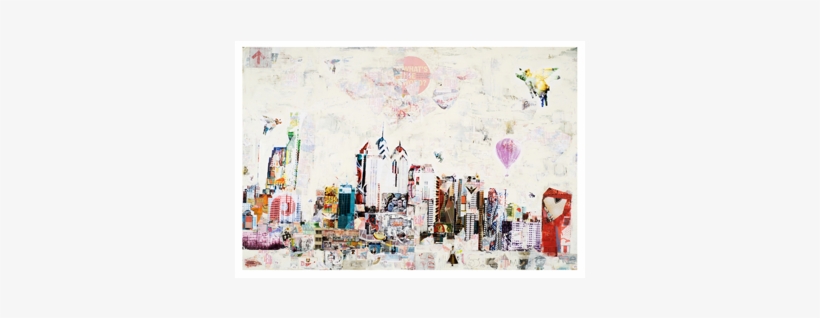 Amazing Print Of The Philadelphia Skyline By Dave Holley - Dave Holley ...