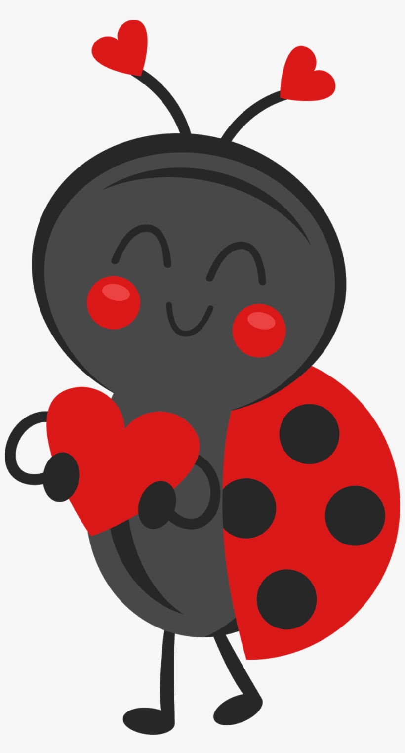 Valentine Ladybug Boy - Valentines Ladybug Clip Art PNG Image ...