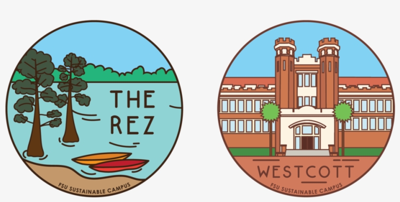 Fsu Stickers - Campus Sticker PNG Image | Transparent PNG Free Download ...