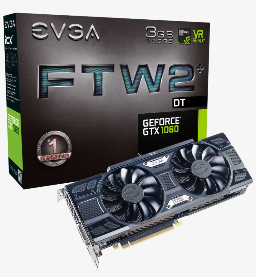 Evga Geforce Gtx 1060 Ftw2 Dt Gaming, 03g P4 6765 Kr, - Gtx 1060 Ftw 2 ...