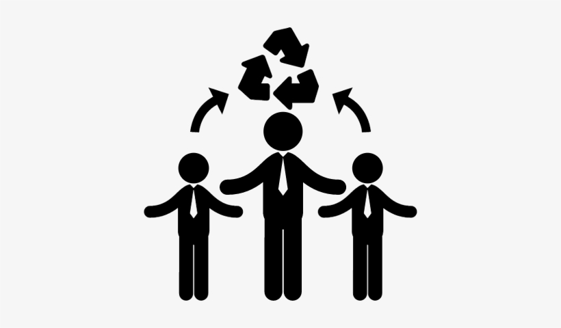 Download Men With Recycle Symbol Vector - Business Man Stick Man ...