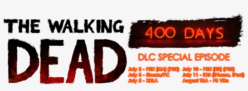 Download The Walking Dead - Telltale Walking Dead 400 Days Logo ...