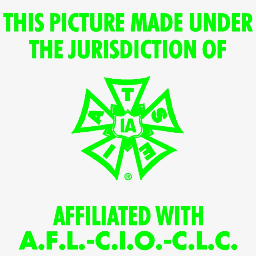 Iatse Logo Green - Made Under The Jurisdiction Of Iatse Affiliated PNG ...