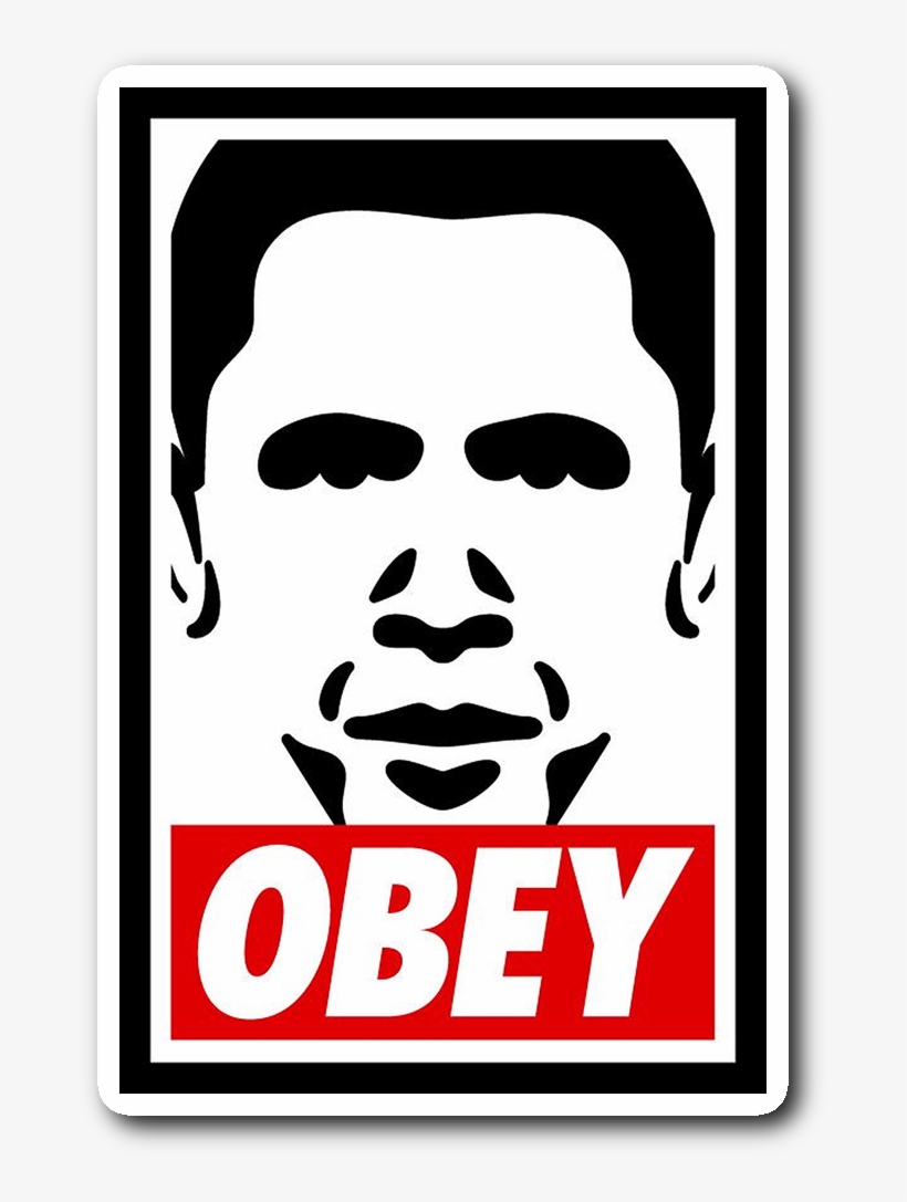 Obey Obama Sticker - Obey Hd PNG Image | Transparent PNG Free Download ...
