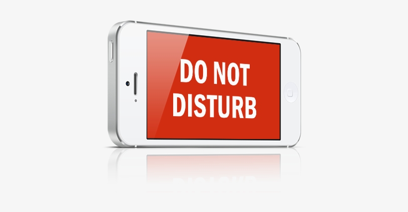 Dnd In A Nutshell - Putting My Phone On Do Not Disturb PNG Image ...
