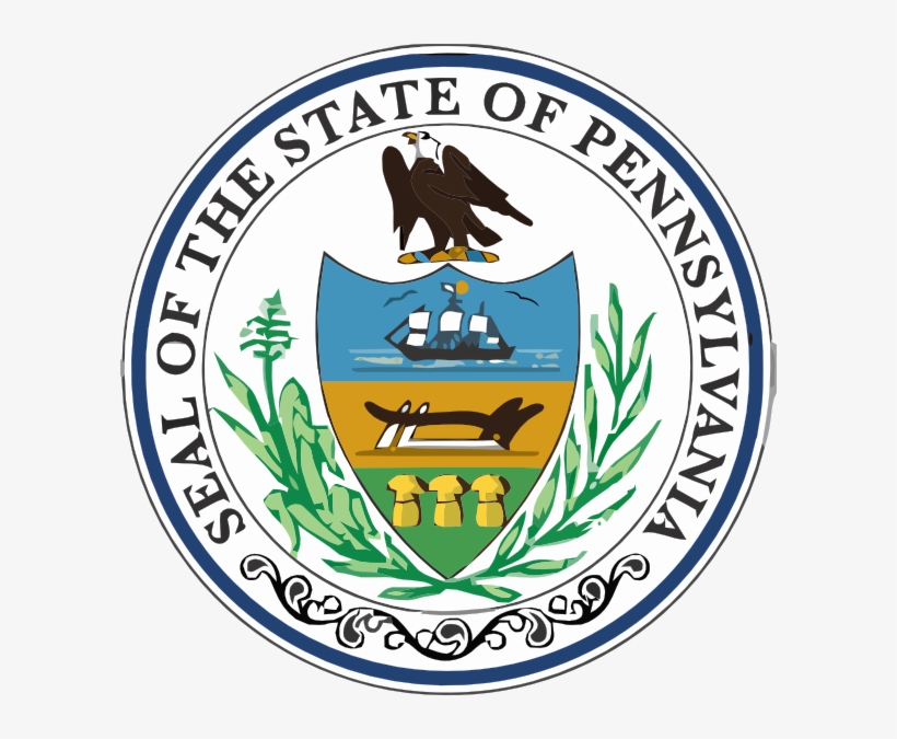 Free Vector Pennsylvania State Seal Clip Art - Pennsylvania Law PNG ...