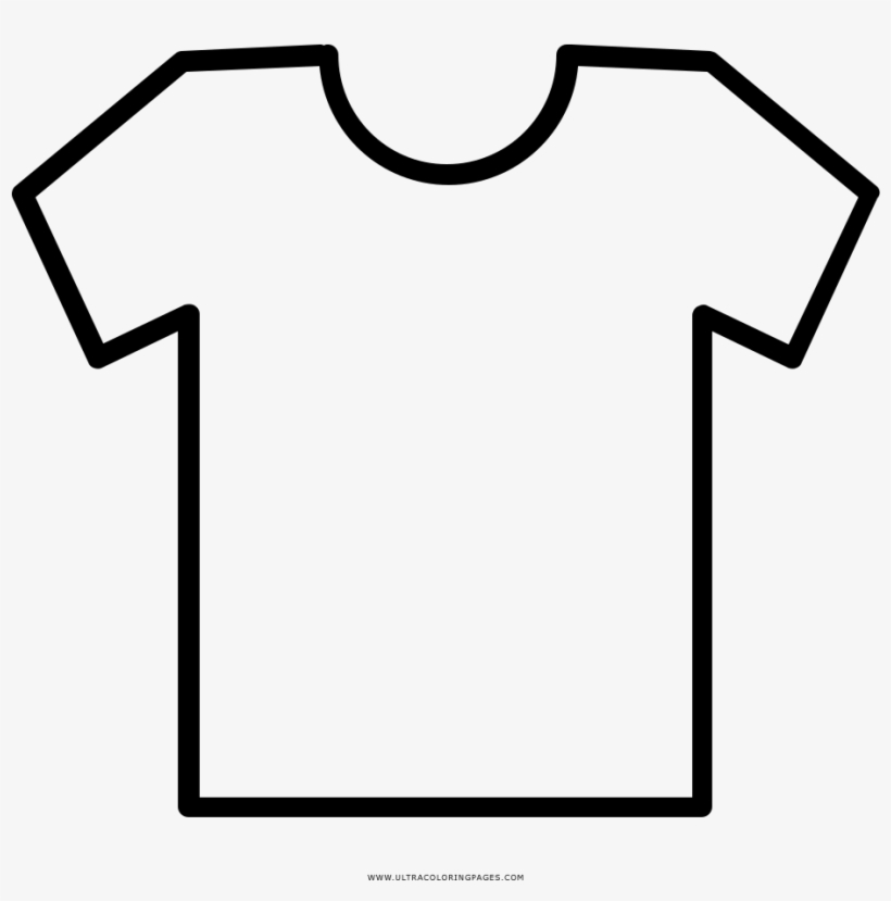 Download T Shirt Coloring Page - T Shirt Drawing | Transparent PNG ...