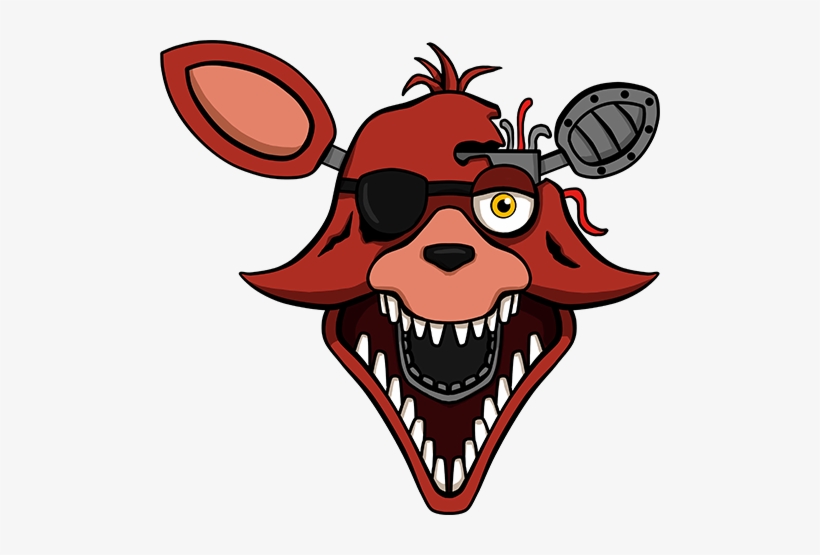 Download Ihascupquake Drawing Five Night At Freddy's - Foxy Head Fnaf 2 ...