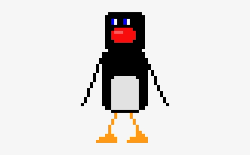 Download Pingu - B Max Pixel Art | Transparent PNG Download | SeekPNG