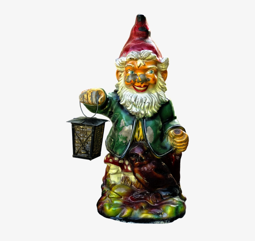 Garden Gnome, Imp, Lantern, Dwarf, Historically, Figure - Garden Gnome ...
