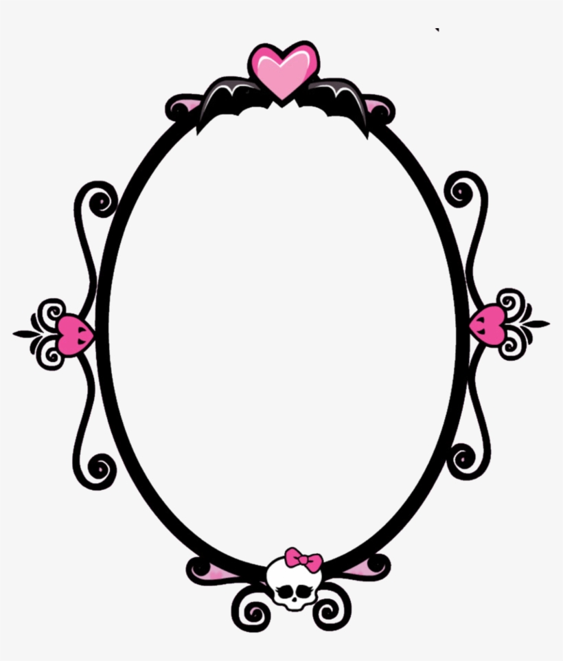 Download Monster High Skull Png For Kids - Moldura Monster High Png ...