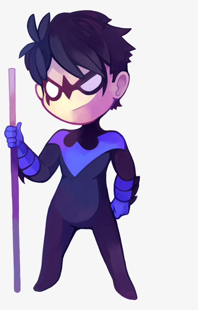 Download Giftart - Nightwing - Cartoon | Transparent PNG Download | SeekPNG