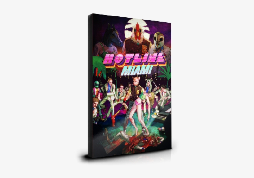 Hotline Miami - Hotline Miami Cover Art PNG Image | Transparent PNG ...