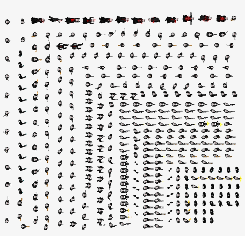 Download Hotline Miami Sprite Sheet - Harry Potter Osmisměrka Česky ...