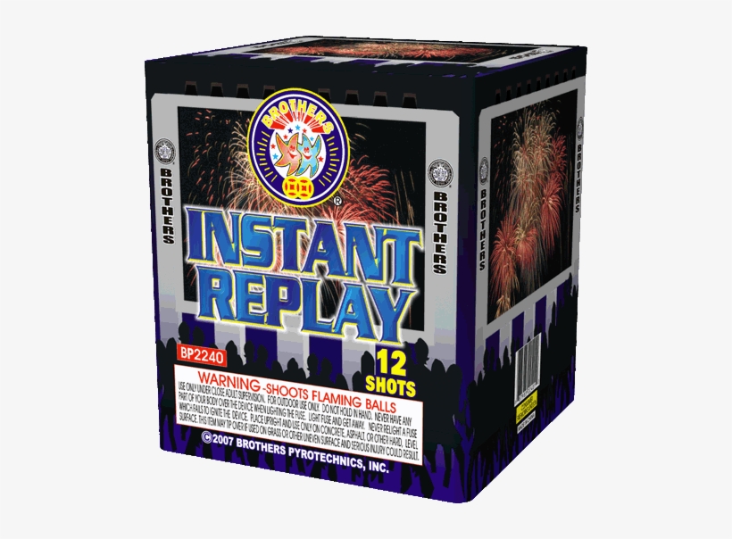 Instant Replay 12 Shots - Brothers Fireworks PNG Image | Transparent ...