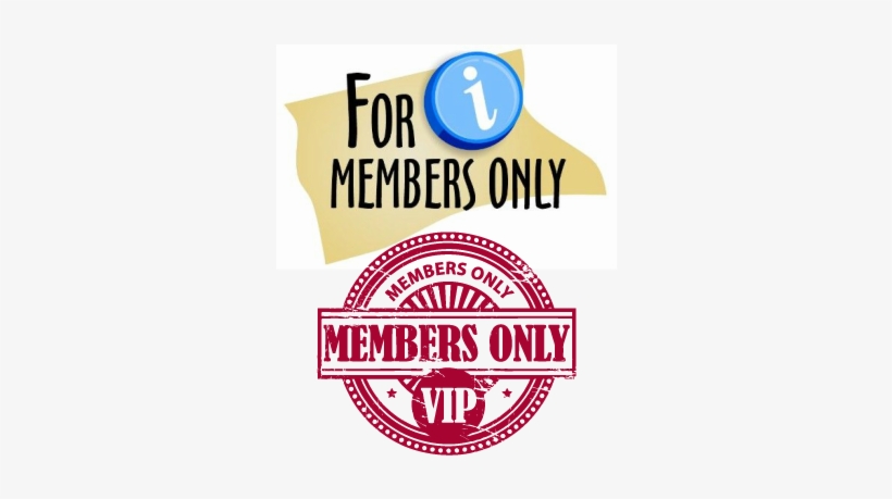 Picture - " - Members Only PNG Image | Transparent PNG Free Download on ...