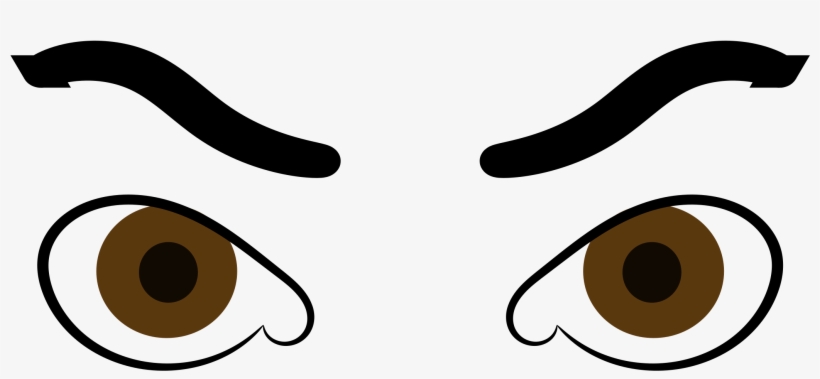 Eyebrow Drawing Download Document - Angry Eyes Clip Art PNG Image ...