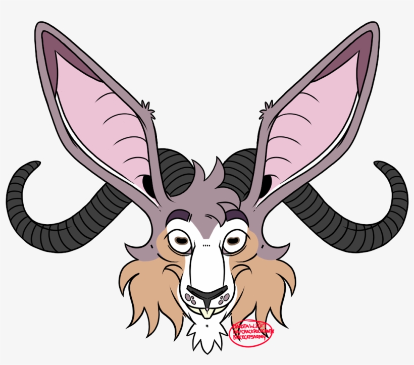 Clipart Goat Horns - Anthro Goat PNG Image | Transparent PNG Free ...