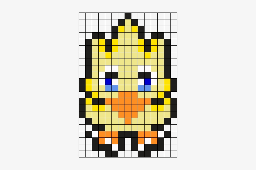 Chocobo Perler Bead Perler Bead Pattern / Bead Sprite - Dobby Design ...