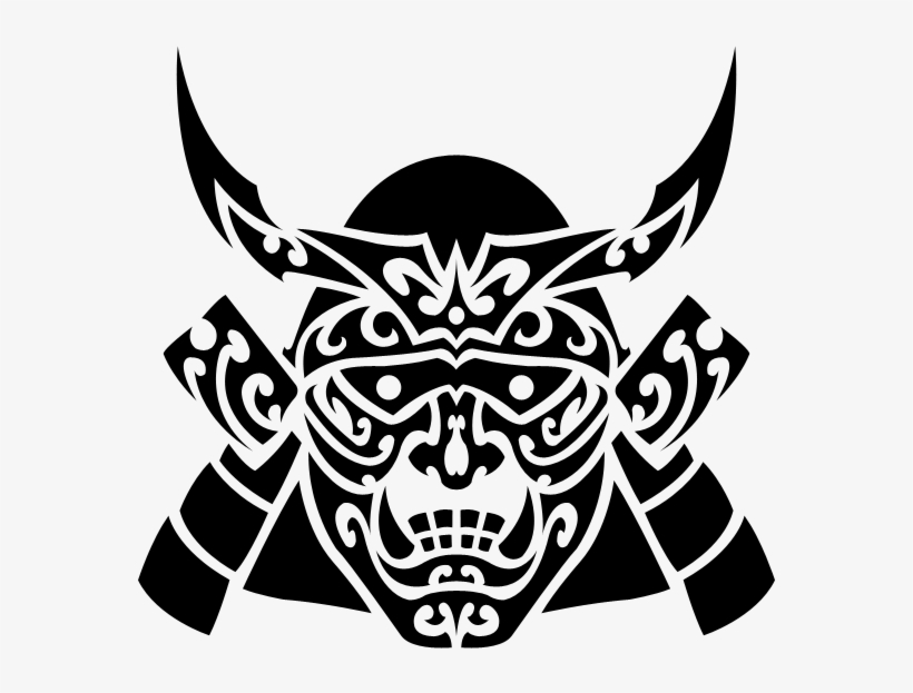 Samurai Mask Png - Maori Tattoo Samurai Mask PNG Image | Transparent ...