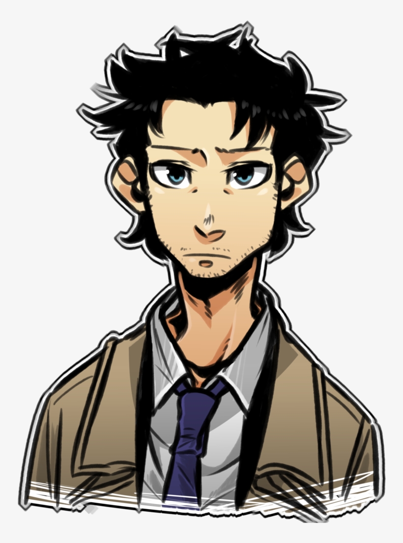 Castiel By Konoira On Deviantart - Castiel Cartoon Drawing PNG Image ...