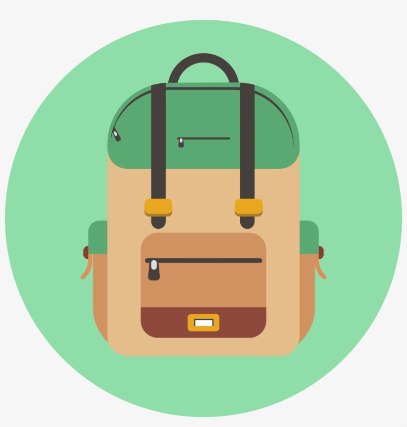 Backpack Png Icon Banner Black And White - Backpack Icon PNG Image ...