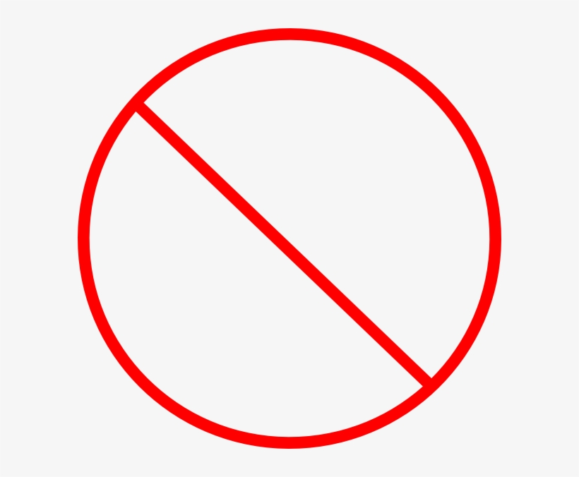 No Sign Transparent Png - Red Circle With Line Transparent PNG Image ...