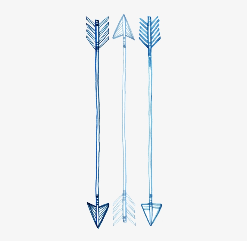 Via Vintage Is The New Black - Cute Blue Arrows PNG Image | Transparent ...