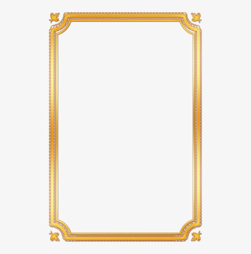 Download Gold Frame Png - Fancy Gold Border Png | Transparent PNG ...