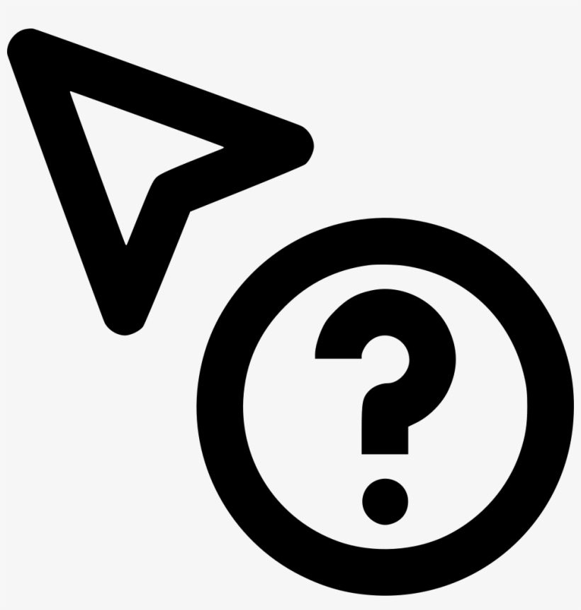 Download Arrow Question Mark - Icon | Transparent PNG Download | SeekPNG