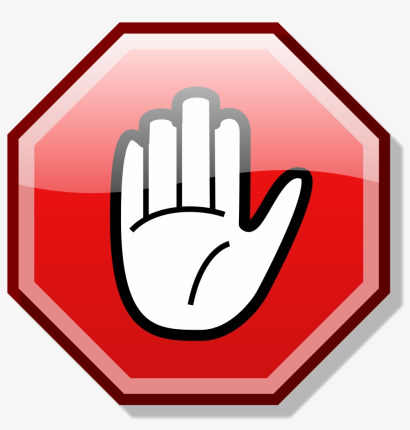 Stop Hand Nuvola - Stop Hand PNG Image | Transparent PNG Free Download ...