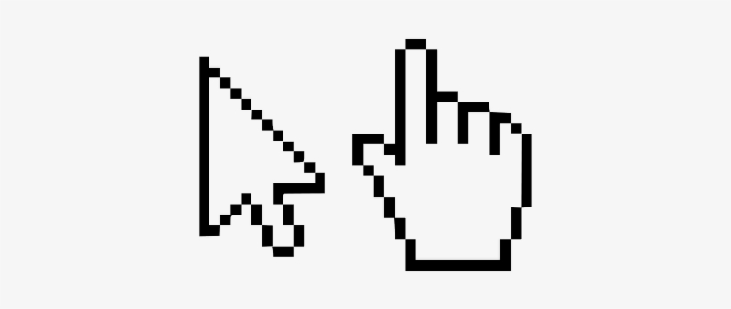 Download Mouse Pointer - Pixel Cursor | Transparent PNG Download | SeekPNG
