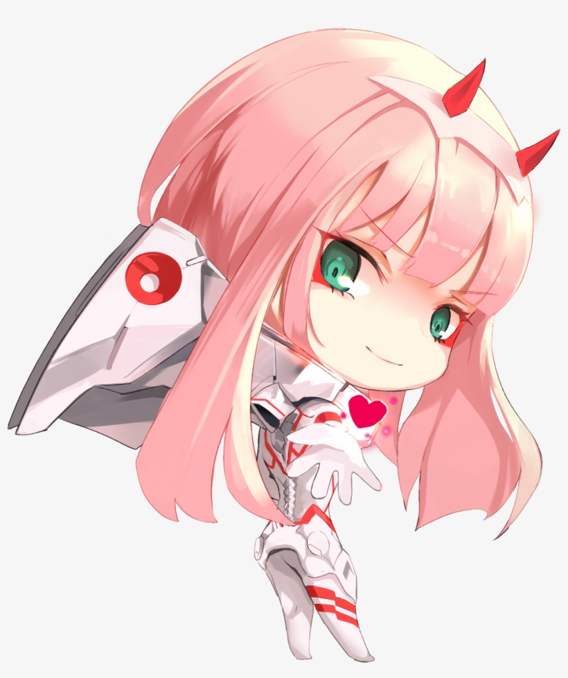 Download View Fullsize Zero Two Image - Cartoon | Transparent PNG ...