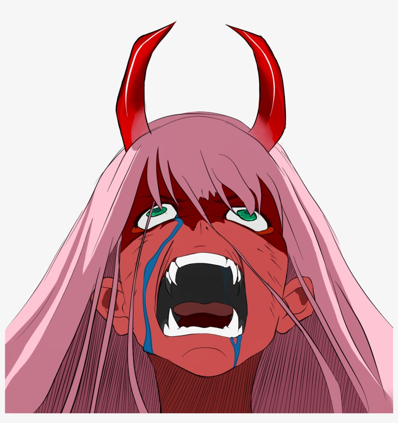 Red Oni Zero Two - Zero Two Anime Young PNG Image | Transparent PNG ...