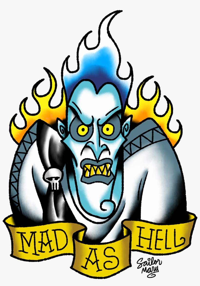 Disney Villain Tattoo Flash On Behance - Tattoo Flash Art Disney ...