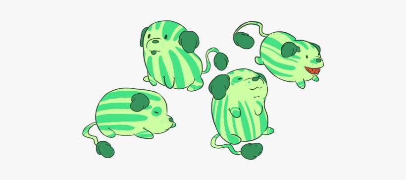 Transparent Watermelon Pups~ - Dog PNG Image | Transparent PNG Free ...