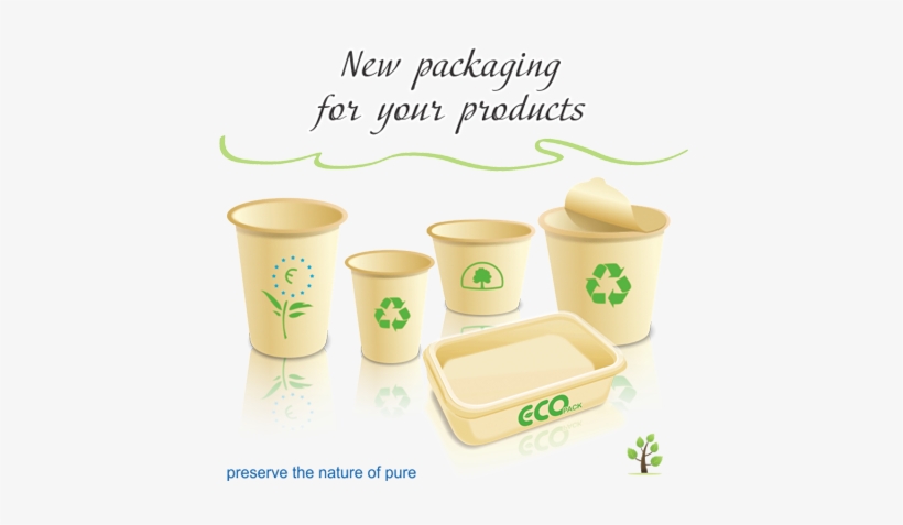 Ecopack , Tara Eco Pack - Nature Design In Paper Cup PNG Image ...